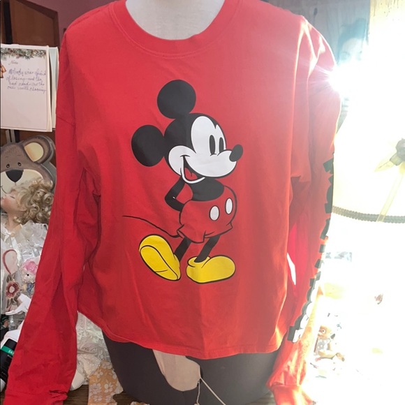 Disney | Tops | Disney Mickey Mouse Red Kids Shirt | Poshmark